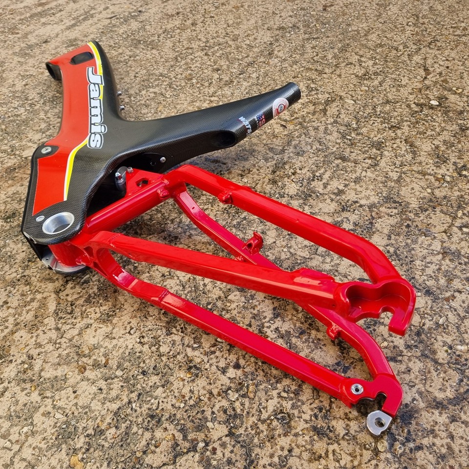 Jamis Diablo Carbon Full Suspension Mountain bike frame Fox Shock red ...
