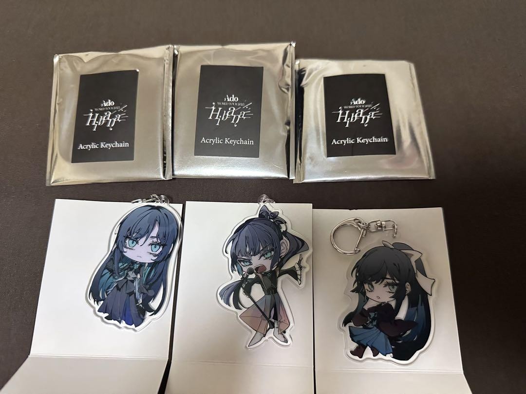 Ado Hibana Acrylic Keychains Set 2025 World Tour Limited Edition ...