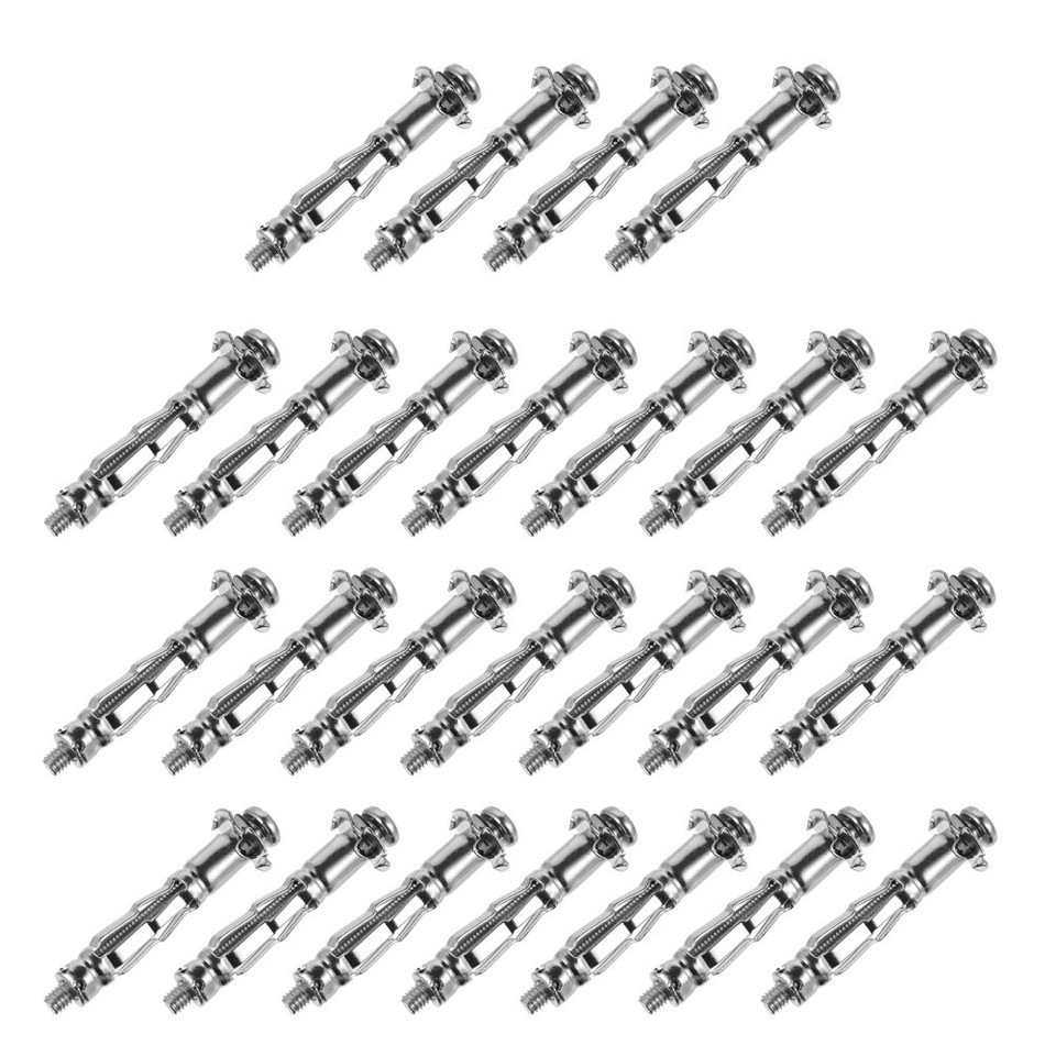 50 Pcs Heavy Duty Hollow Wall Anchors Cavity Wall Fixer Plasterboard ...