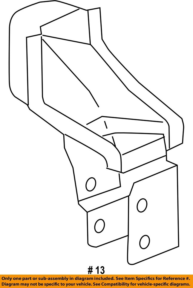 GM OEM 10-20 Impala Fender Structural Components Rails-Outer Reinf ...