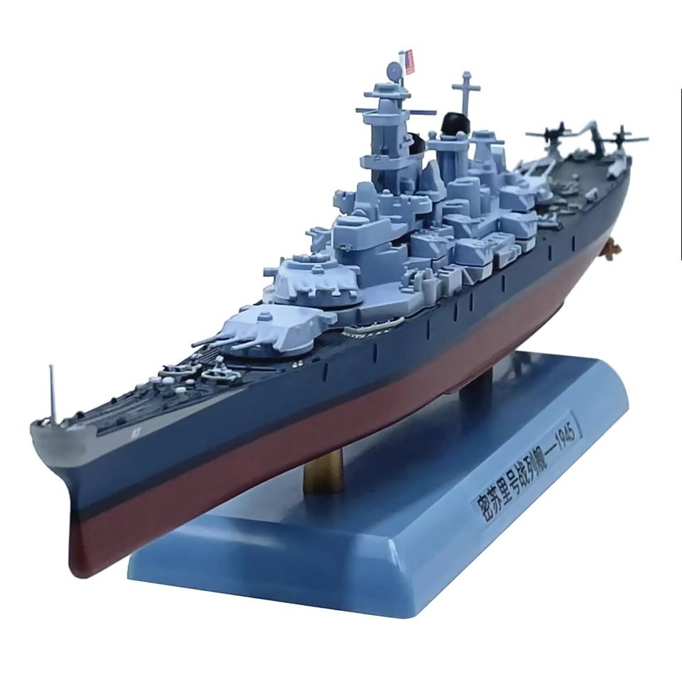 1/1000 World War II USS Missouri BB63 Battleship Alloy Ship Model ...
