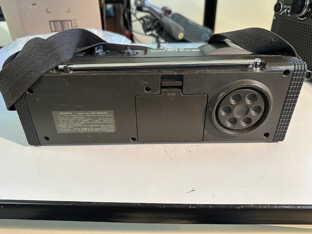 Sony ICF-6000W Vintage PSB/FM/AM Radio 3 Band Receiver - Portable Radio ...