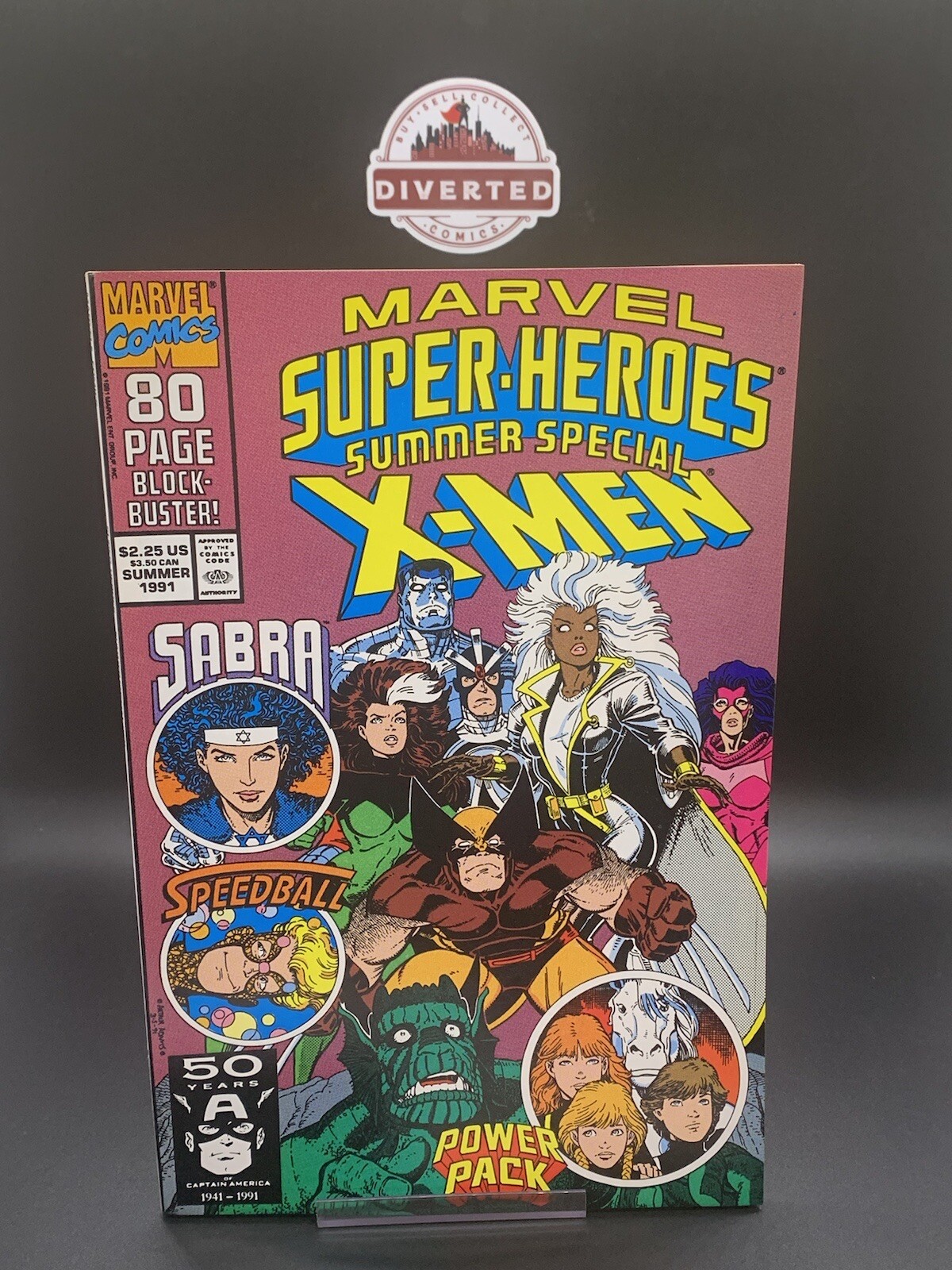 Marvel Comic Book Super-Heroes Summer 1991 Special X-Men Arthur Adams ...
