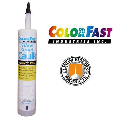 Colored Caulk to Match Custom Building Products Grout Color - Sanded or ...