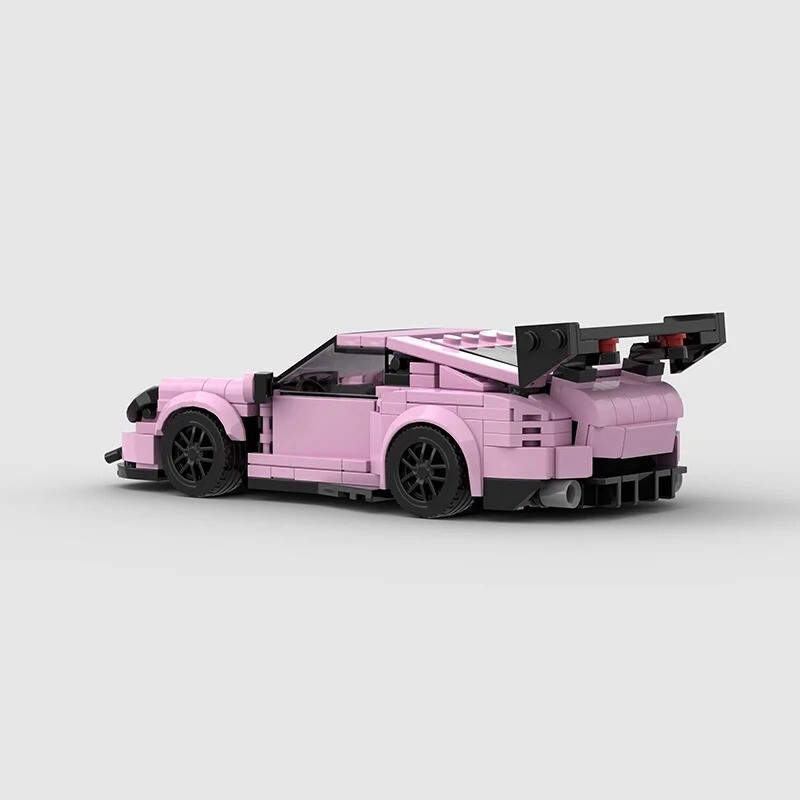 Custom Building Block Set- Pink Porsche 911 | eBay
