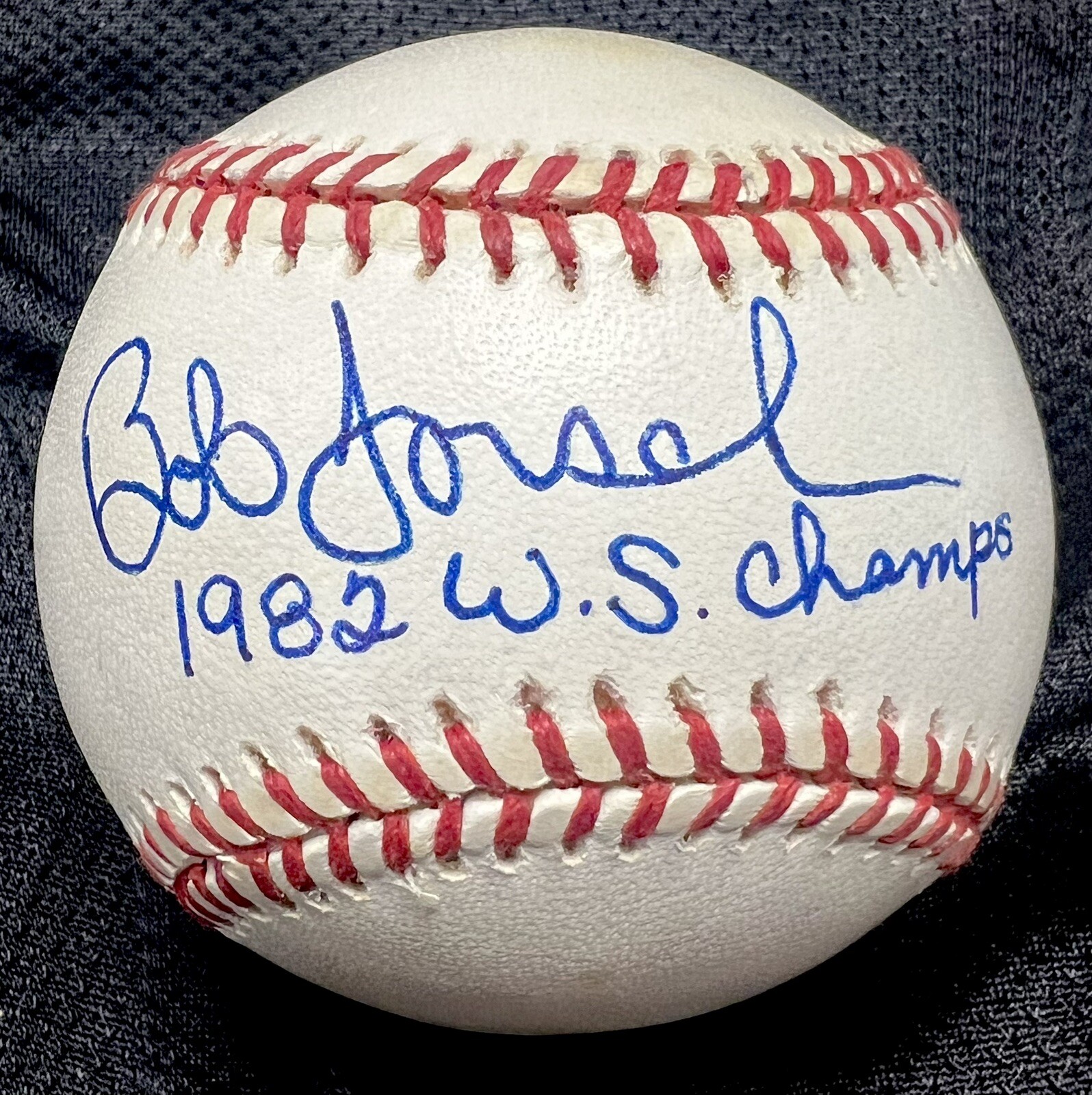 Bob Forsch Dec2011 JSA Signed Baseball St Louis Cardinals HOG 1982 WS ...