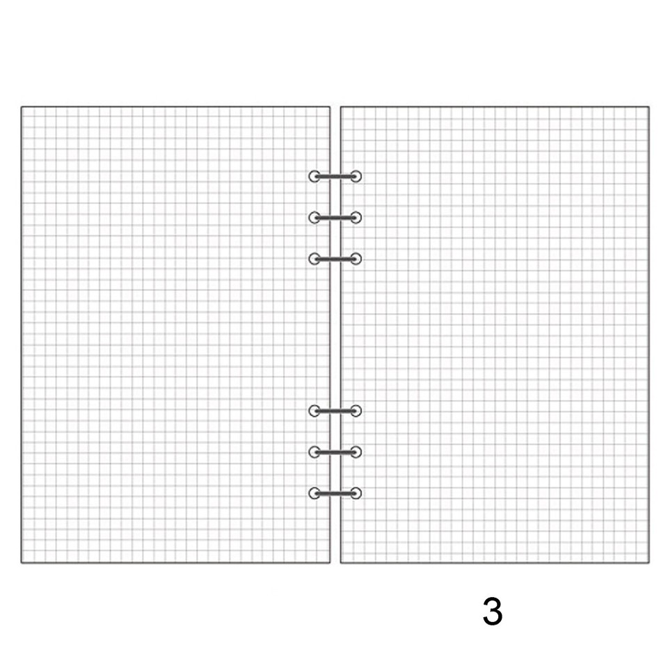 45Pcs Notebook Journal Diary Loose Leaf Filler Paper Manuscript Kraft ...