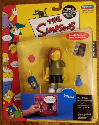 DOLPH The Simpsons Series 7 Intelli-tronic Figure Playmates 2002 NEW #2 ...