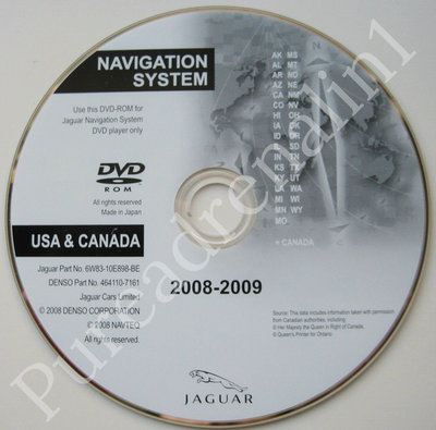 09 2010 2011 JAGUAR XK XKR XF NAVIGATION NAV DVD WEST IL IN KS KY LA MI ...