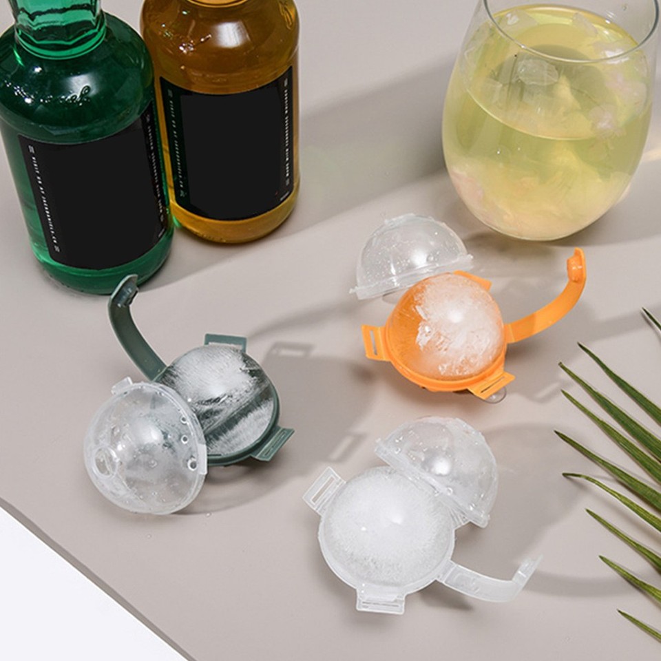 10PCS Plastic Ice Mould Round Ice Ball Making Tool Ice Ball Maker Home ...