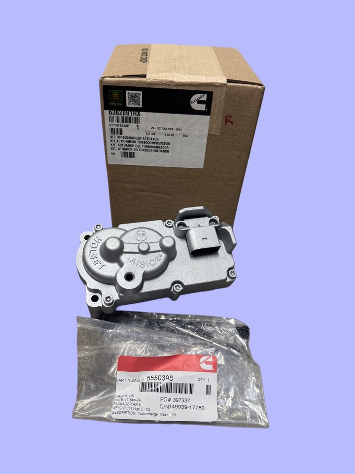 Genuine OEM Cummins ISL Electronic Actuator 6382091RX Turbocharger VGT ...