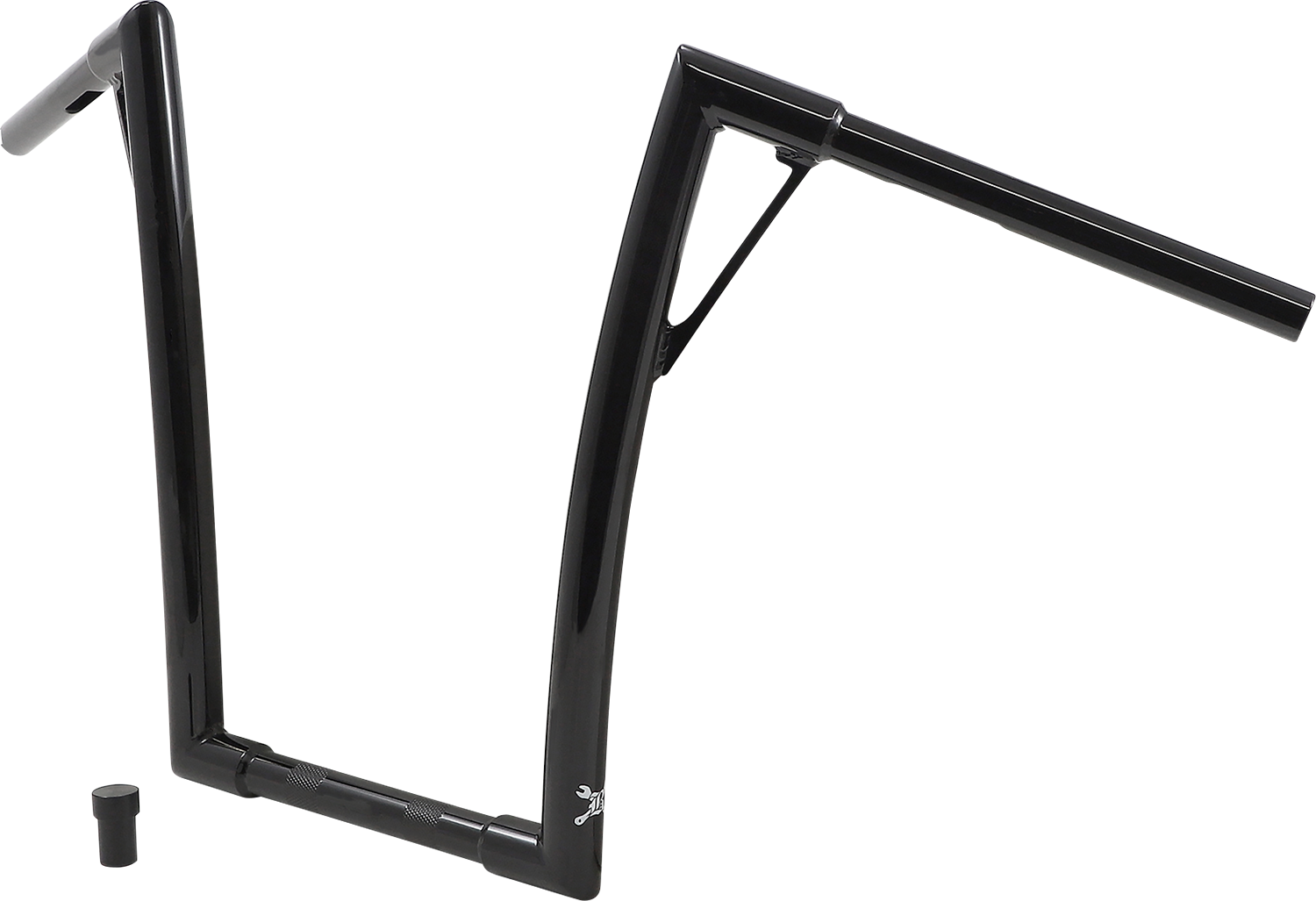 Burly 16in Gloss Black Louie Handlebar Harley Breakout CVO 13-14 | eBay