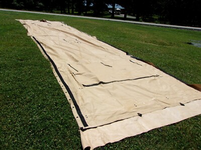 MILITARY TEMPER TENT CENTER SECTION WINDOW SURPLUS NOT COMPLETE TENT ...
