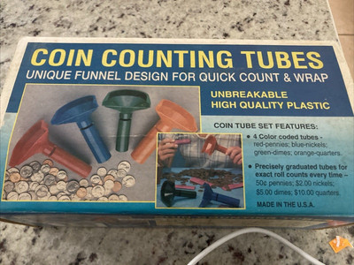 Coin & Change Sorting - Coin Counting Tubes