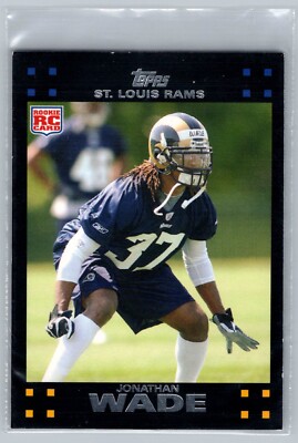 2007 TOPPS CARD # 380 Jonathan Wade - St. Louis Rams | eBay