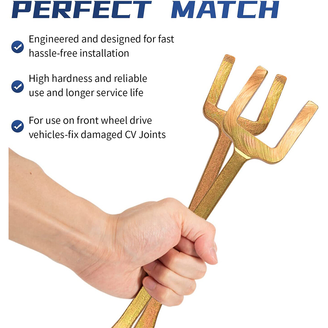 12020 Axle Popper Fork & Shim Kit FWD Half Shaft Inner CV Joint Removal ...