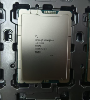 Intel Xeon W5-3535X QS 20 Cores 40 threads LGA4677 52.5M Cache 2.90 GHz ...