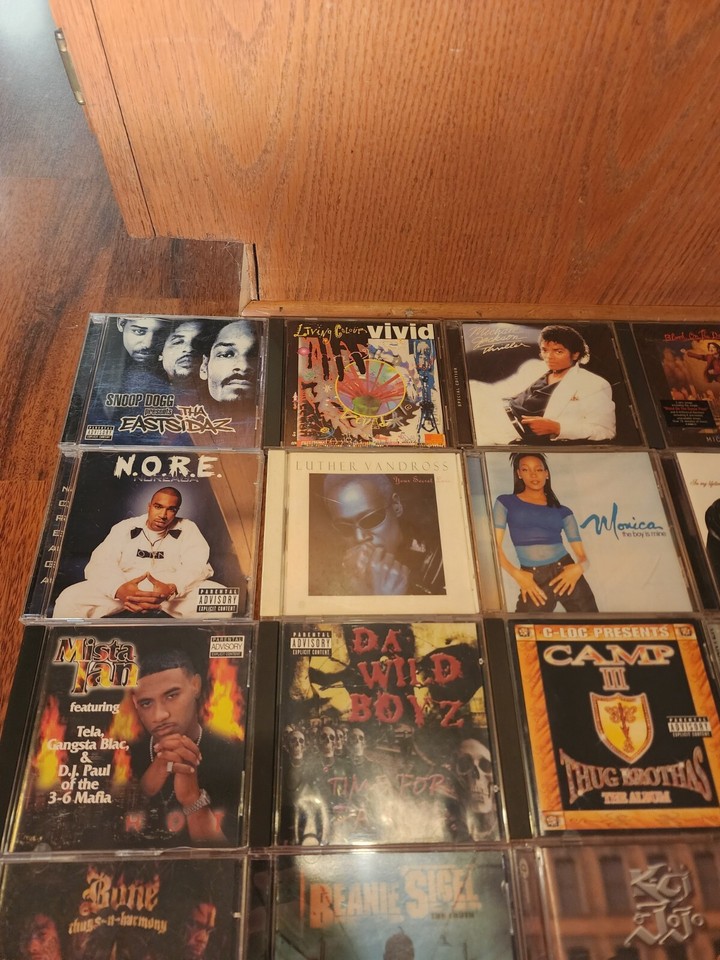 Huge Lot of 70s CDs Rap Hip-hop R&B 1990s 2000s 👑 Ice Cube TLC Toni ...