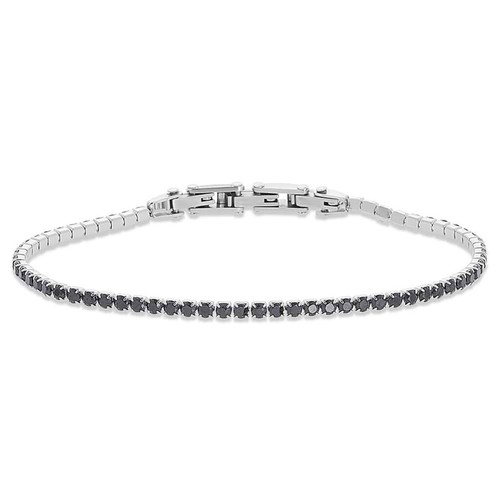 STROILI Mens Bracelet 1681920 Stainless Steel Tennis | eBay Australia