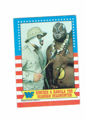 Kimchee & Kamala The Ugandian Headhunter #11 Wrestling Stars 1987 # ...