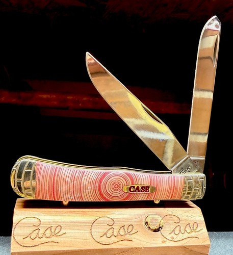 Case xx Trapper! Tree Ring Handles. | eBay