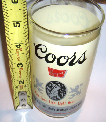 VTG 1960s -70s COORS BANQUET GRIFFIN LION TWISTED TAILS LIGHT BEER 5-3/ ...