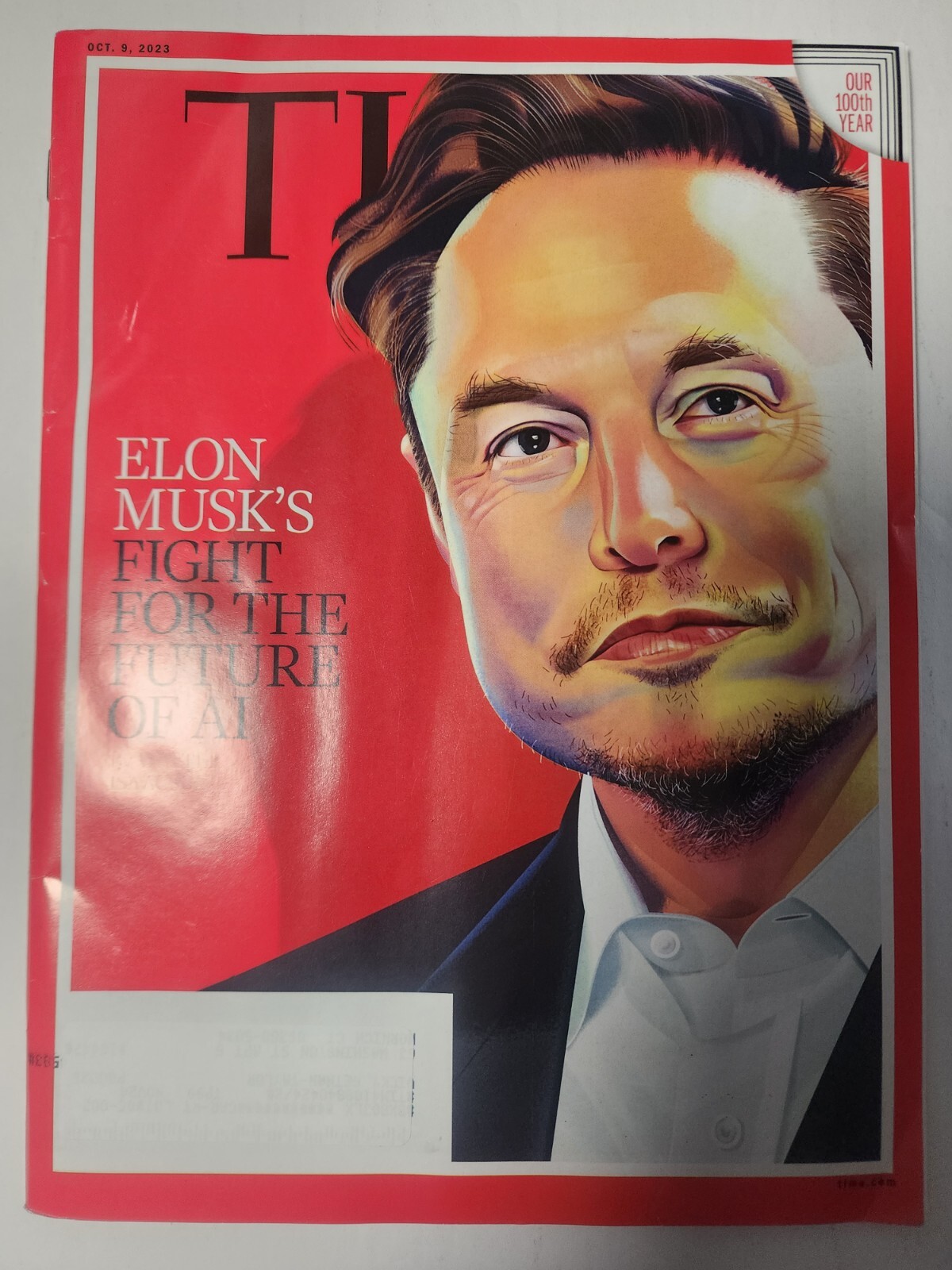 TIME MAGAZINE October 9th, 2023 Elon Musk Fight For Future Of AI ...