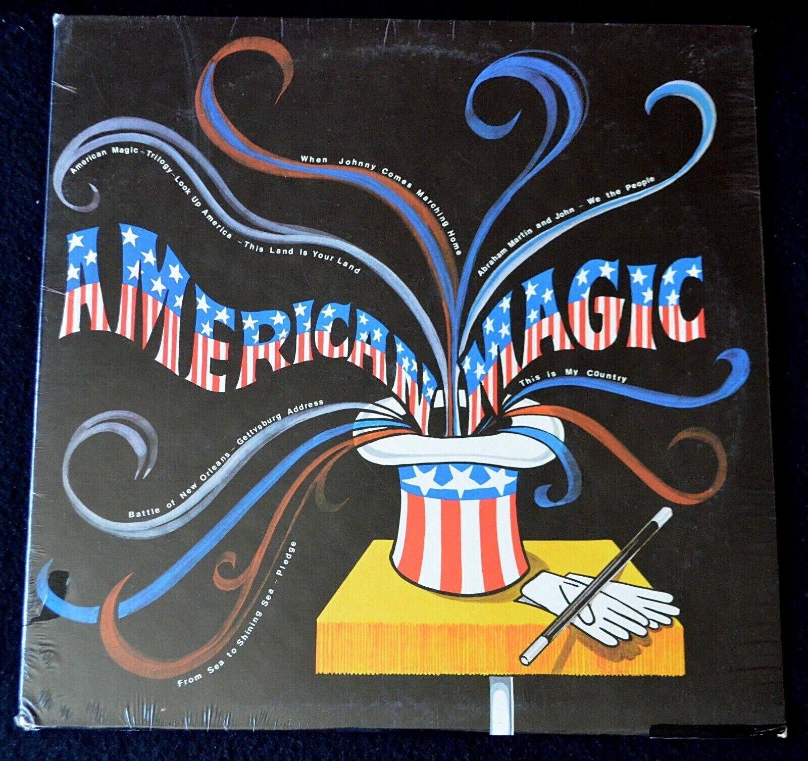 AMERICAN MAGIC-SELF TITLED-PATRIOTIC, FOLK-SPIRIT ACRES RECORDS-SEALED ...