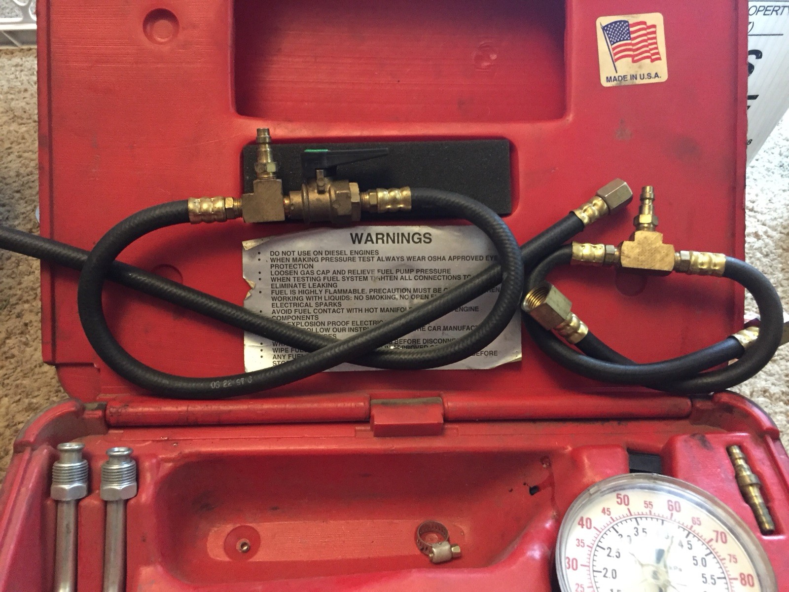 Matco Tools Deluxe Fuel Injection Set With Case | United States