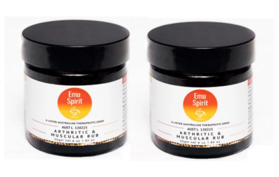 2 x Emu Spirit Arthritis & Muscular Rub 55g Emu Oil Anti-inflammation ...