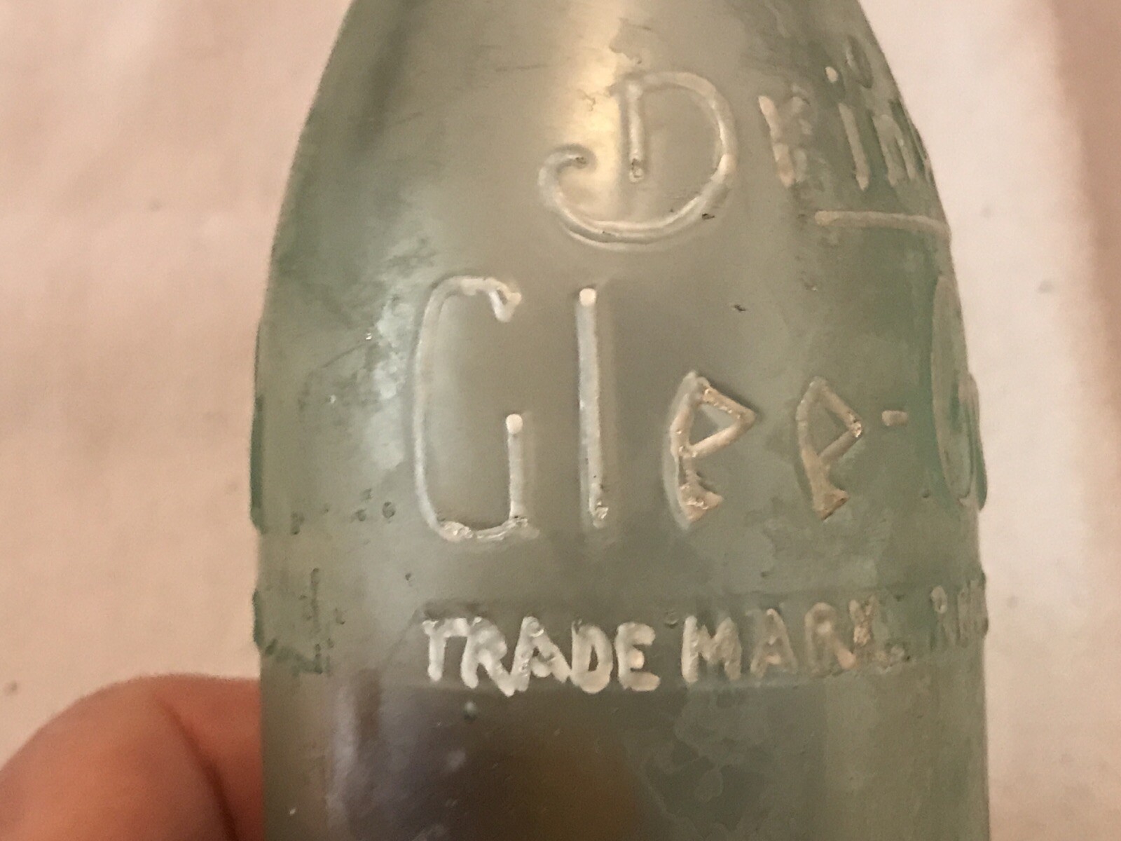 GLEE-COLA Vintage Straight Sided Embossed Bottle, Birmingham, Alabama ...