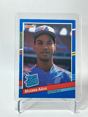 1991 Donruss Moises Alou #38 Montreal Expos Baseball Rated Rookie Card ...