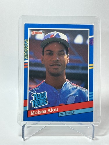1991 Donruss Moises Alou #38 Montreal Expos Baseball Rated Rookie Card ...