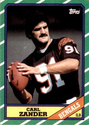 1986 TOPPS! CARL ZANDER* CINCINNATI BENGALS #264 | eBay