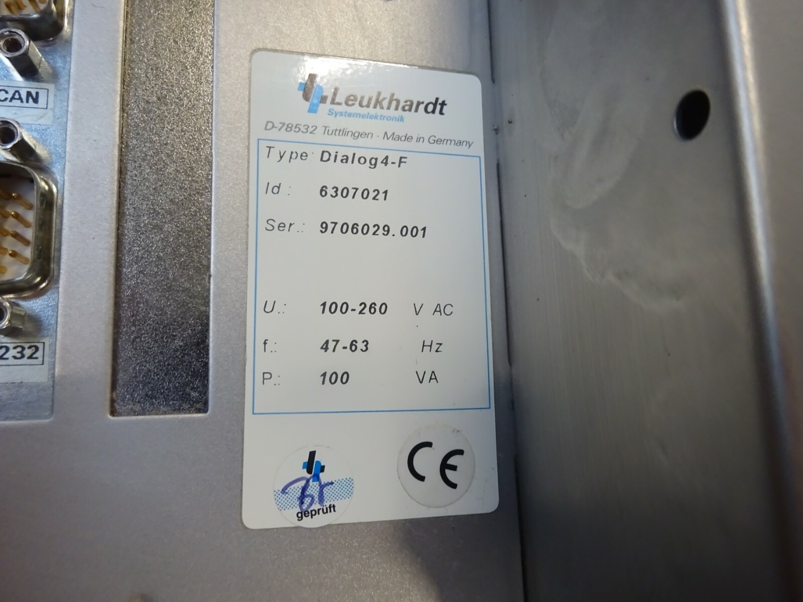 Leukhardt Panneau Unité de Contrôle Dialog4-F 6307021 100-260 V 47-63 ...