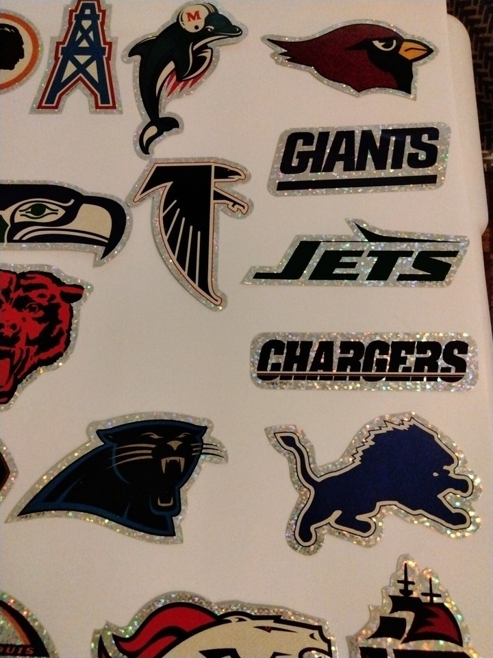 NFL "Vintage" loose Stickers - American Football Team Logo Lot 30 | eBay