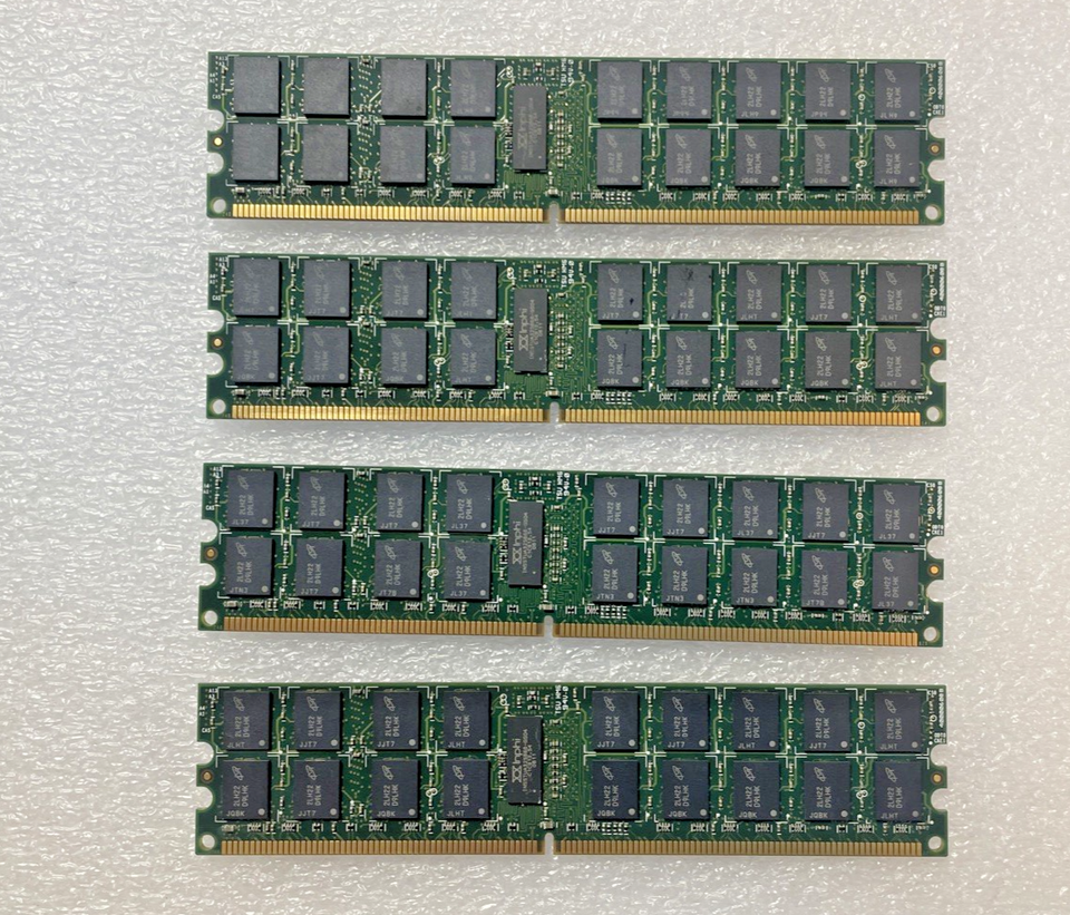 Lot of 4 NetApp 107-00120+A0 4GB 69002524-C10-NTA-T Reg ECC RAM Server ...