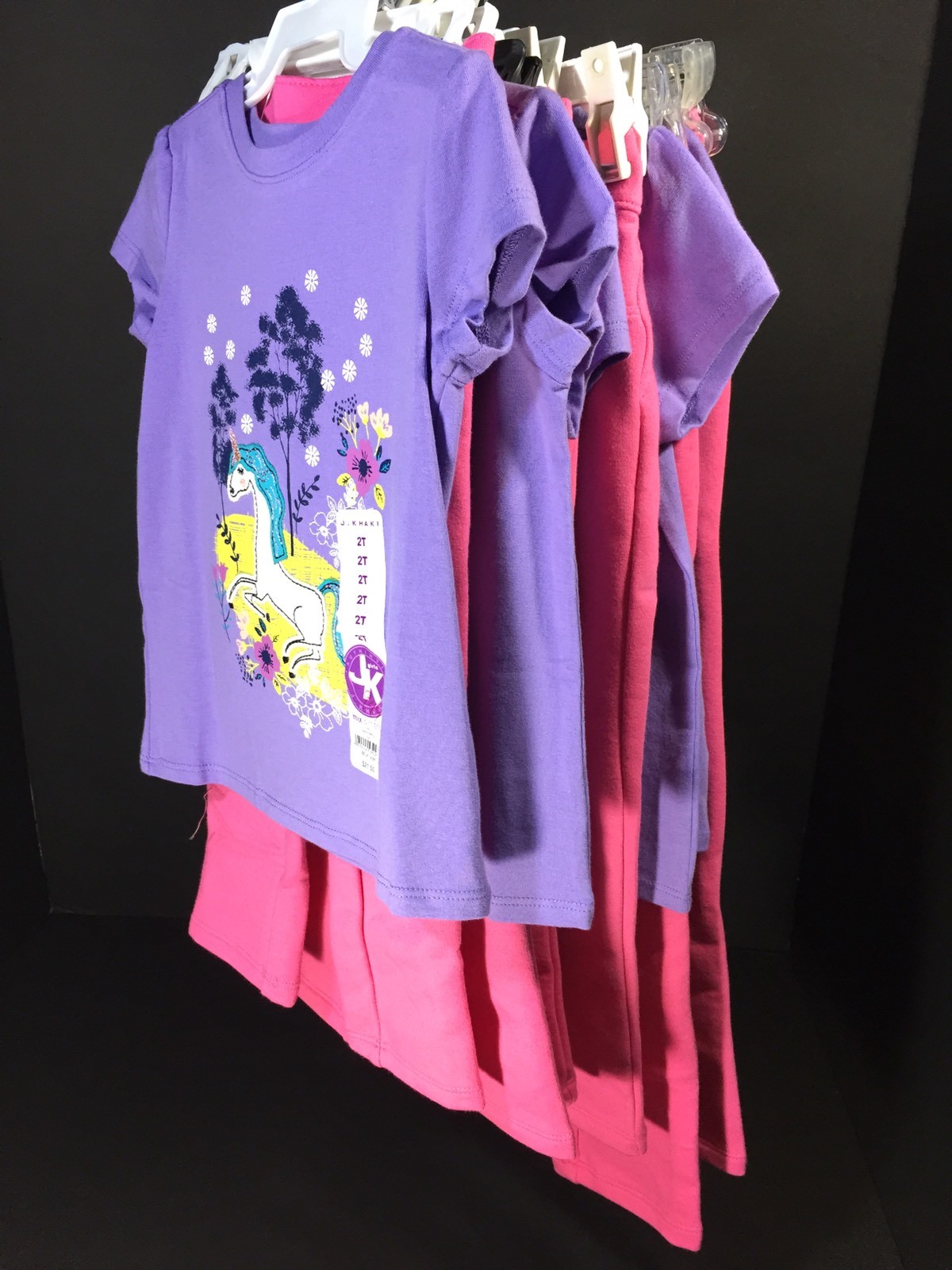 Purple Pink New Children Clothes Girl 2 PC J.Khaki Kids Top 2T 4T ...
