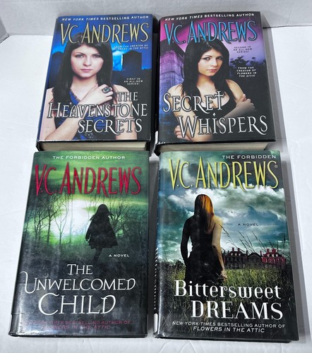 Lot of 4 HC Books by V.C. Andrews: The Heavenstone Secrets, Secret ...
