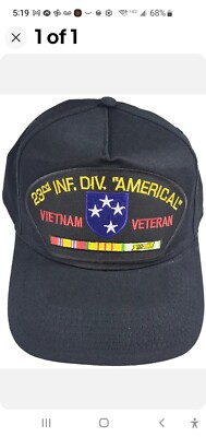 US ARMY 23RD INFANTRY DIVISION AMERICAL VIETNAM VETERAN W/ SERVICE ...