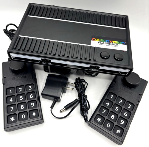 COLECO VISION FLASHBACK Console 60 Built-in Games + Controllers ...
