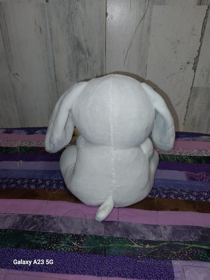 Little Beginnings Yellow Bunny Rabbit Security Blanket Lovey Lovie ...