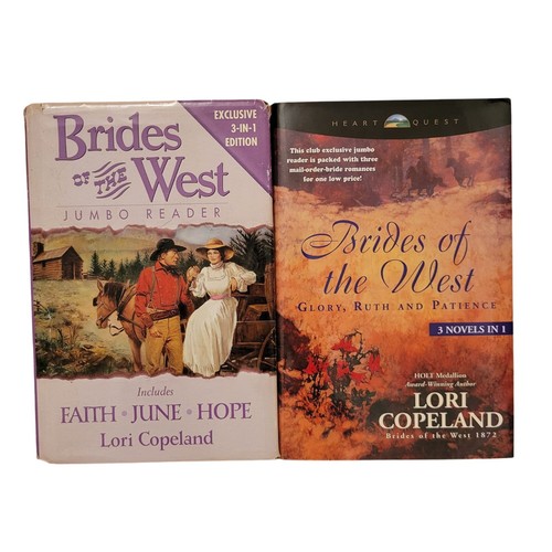2 Volumes Brides of the West Glory Ruth Patience Faith June Hope Lori ...