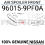 960159PF0A Genuine Nissan AIR SPOILER FRONT 96015-9PF0A | eBay