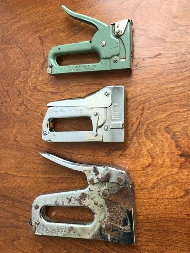 Vintage Staple Gun Tacker, Stapler Heavy Duty USA Lot of 3 | eBay