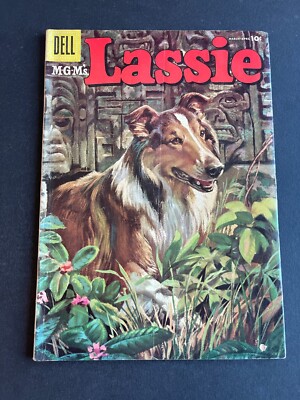 Lassie #27 - Painted cover art by Morris Gollub (Dell, 1956) Fine- | eBay