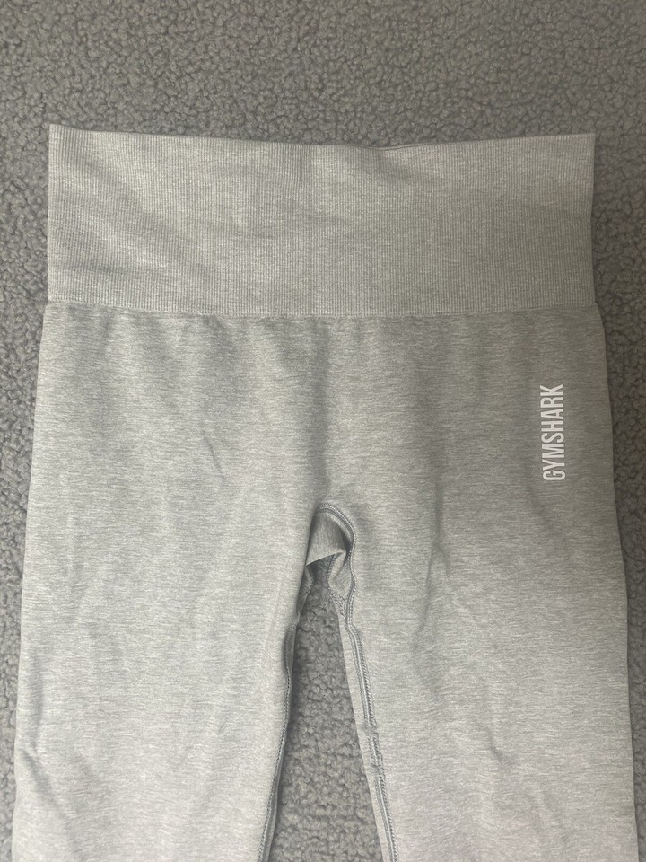 Gymshark Womens Leggings Size XS Seamless Compression Logo Stretch Pink ...