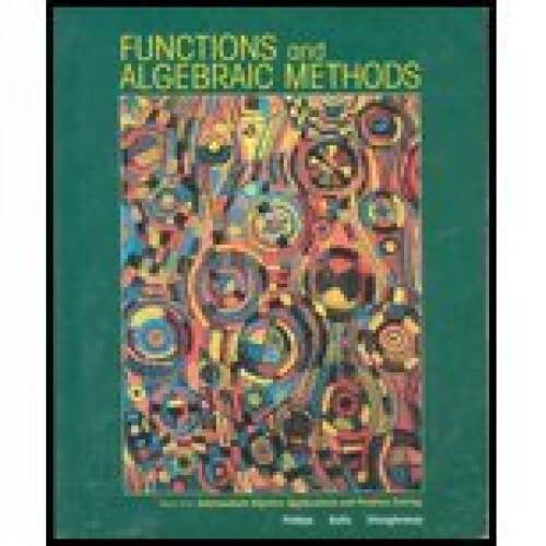 Functions and Algebraic Methods - Paperback By Elizabeth Difanis ...