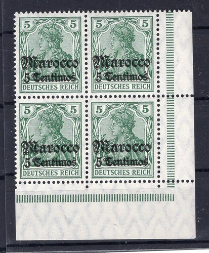 Morocco 35 Square Edge Block of Four MNH Mint (A4624 | eBay