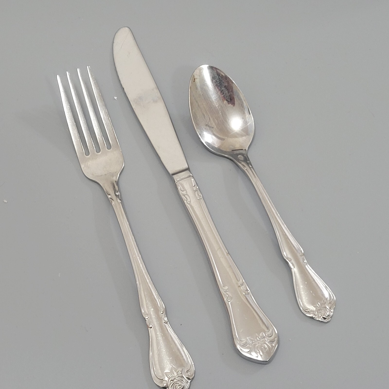 Oneida ARBOR TRUE ROSE Stainless Flatware USA Silverware UCHOOSE 1604 ...